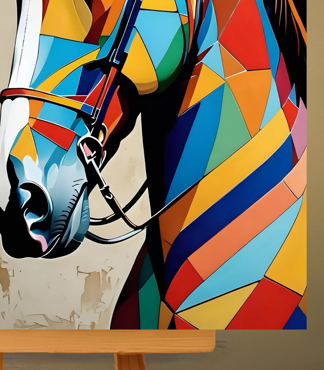 La force des couleurs - signé par l'artiste Chaymae Boukouk – Massinart.ma
