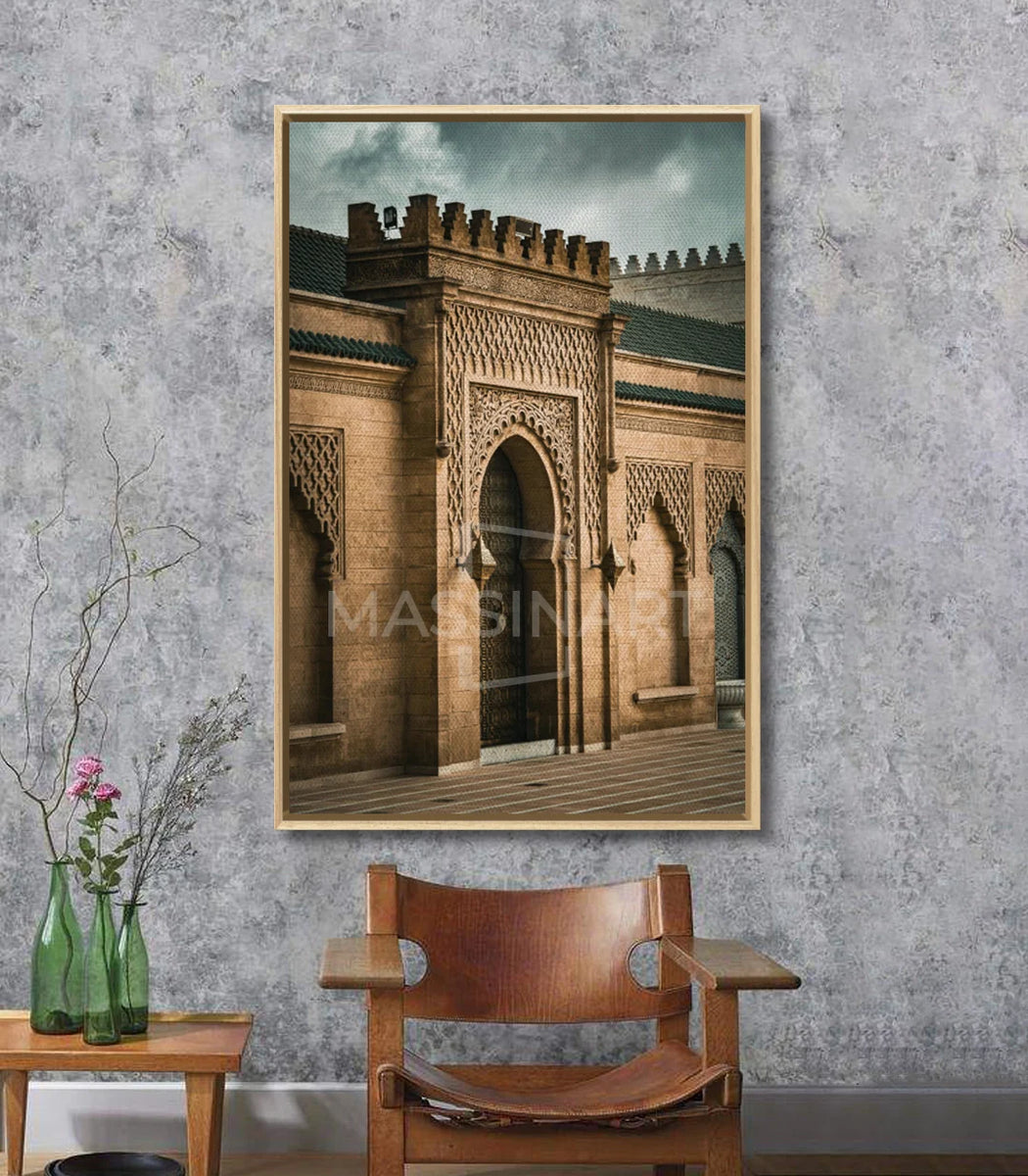 Tableau Porte Palatiale Maroc | Opulent Gate — Massinart.ma