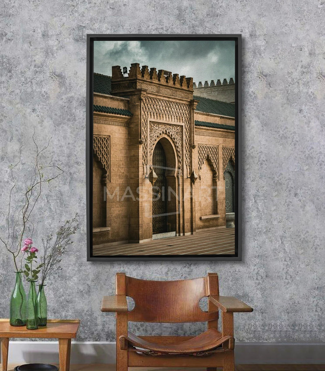 Tableau Porte Palatiale Maroc | Opulent Gate — Massinart.ma