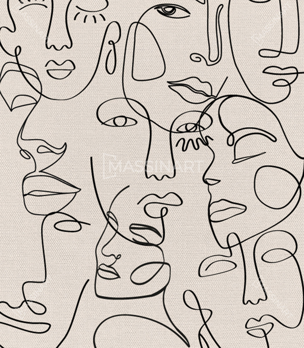 Tableau décoratif Facial Expressions – Massinart.ma
