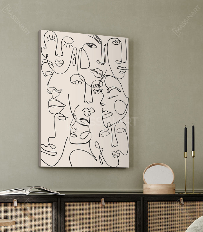 Tableau décoratif Facial Expressions – Massinart.ma